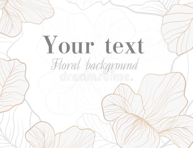 Floral Soft White Background Stock Vector - Illustration of foliage ...