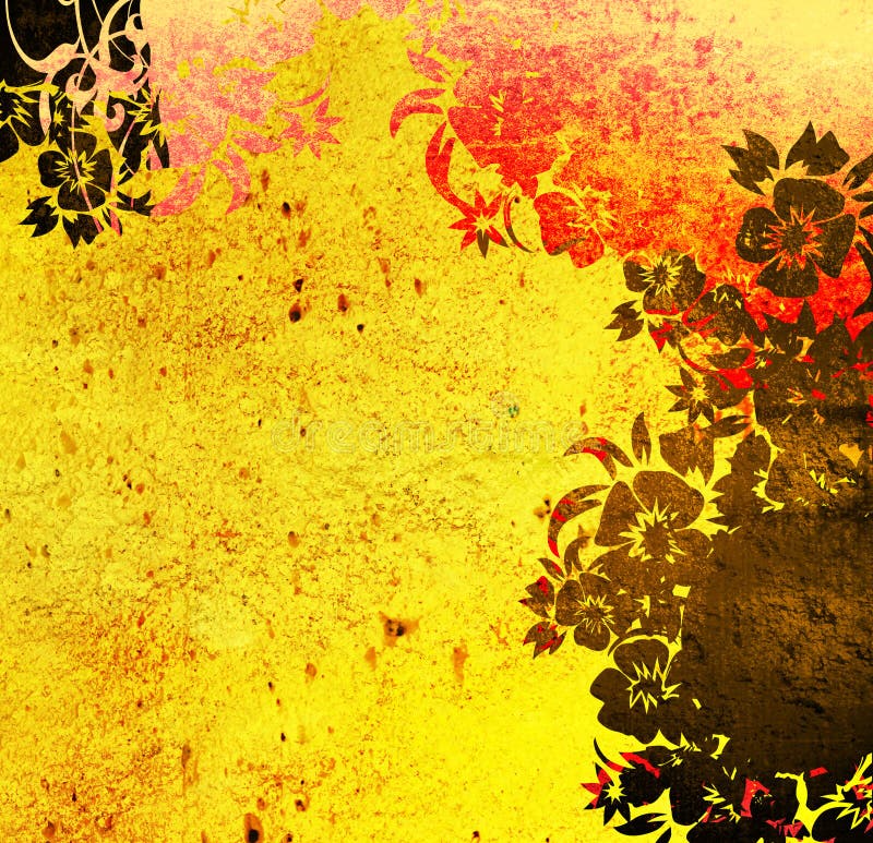 Floral style backgrounds stock illustration. Illustration of material ...