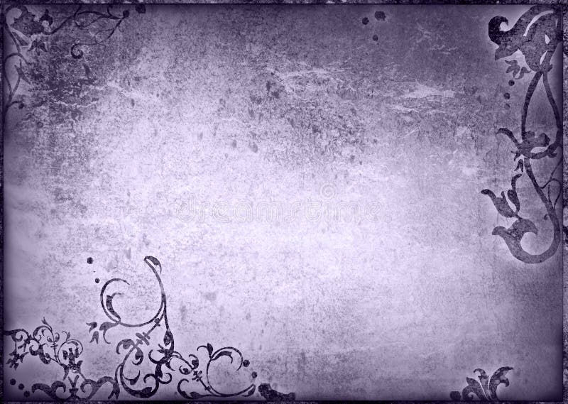 Floral Style Old Paper Textures Frame Stock Photo - Image of grunge ...