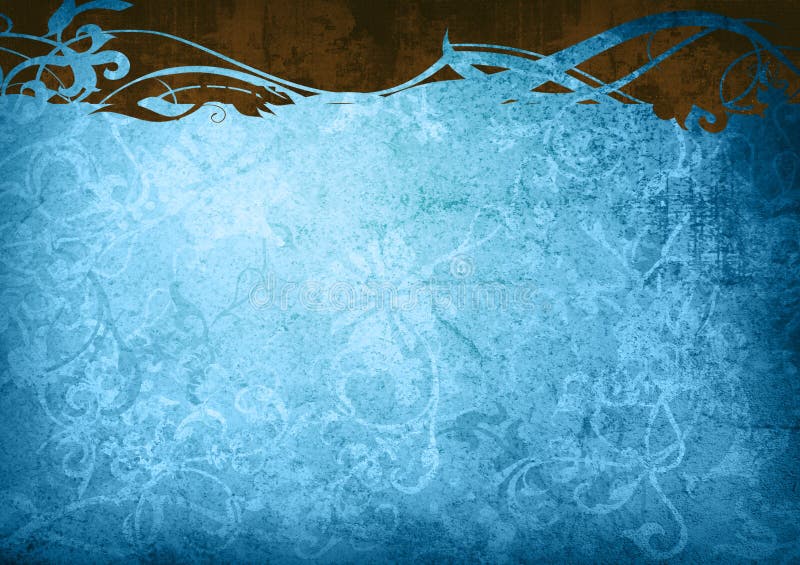 Floral Style Old Paper Textures Frame Stock Photo - Image of abstract ...