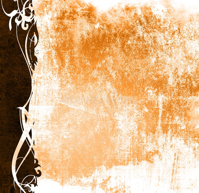 Floral Style Old Paper Textures Frame Stock Image - Image of fashioned ...