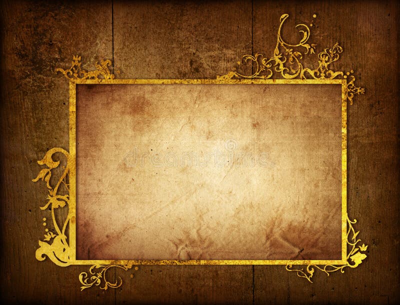 Floral Style Textures and Backgrounds Frame Stock Illustration ...