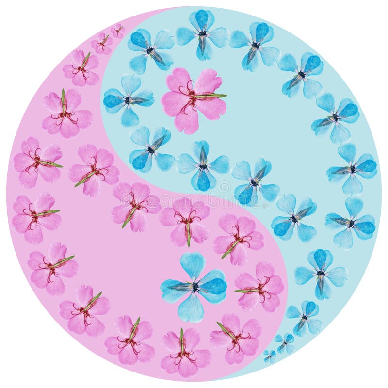 Floral Symbol Yin-Yang. Almond. Geometric Pattern of Yin-Yang Symbol ... Floral Symbol Yin-Yang. Almond. Geometric Pattern of Yin-Yang Symbol ...