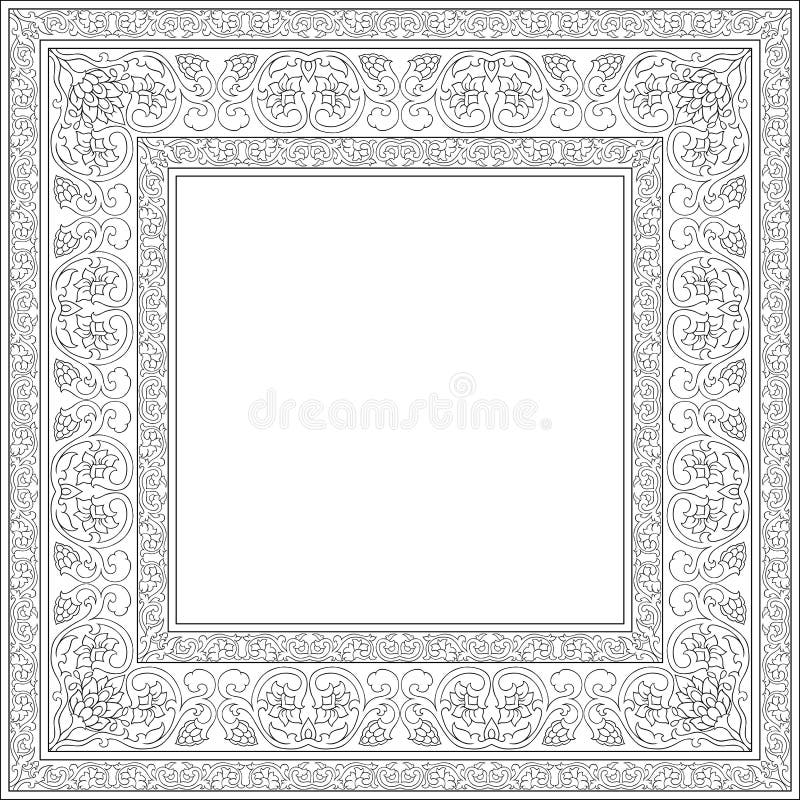 Middle Eastern Border Square Stock Illustrations – 58 Middle Eastern ...