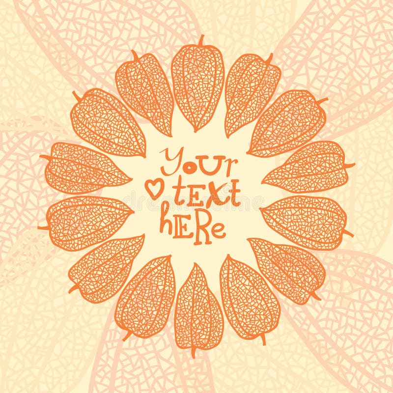 Floral text frame template stock vector. Illustration of floral - 59079723