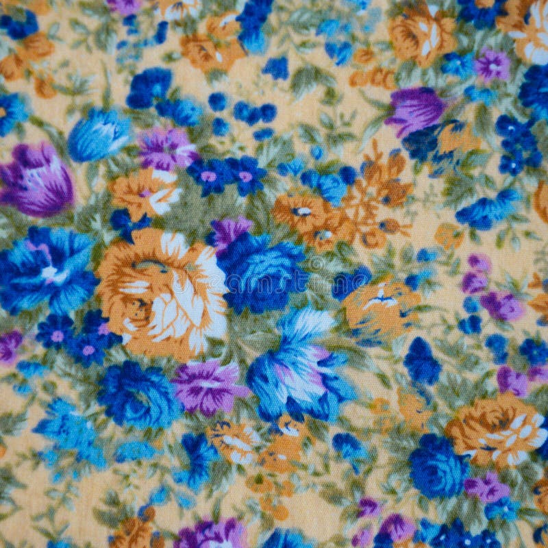 Floral Texture of the Fabric. Background. Stock Photo - Image of design ...