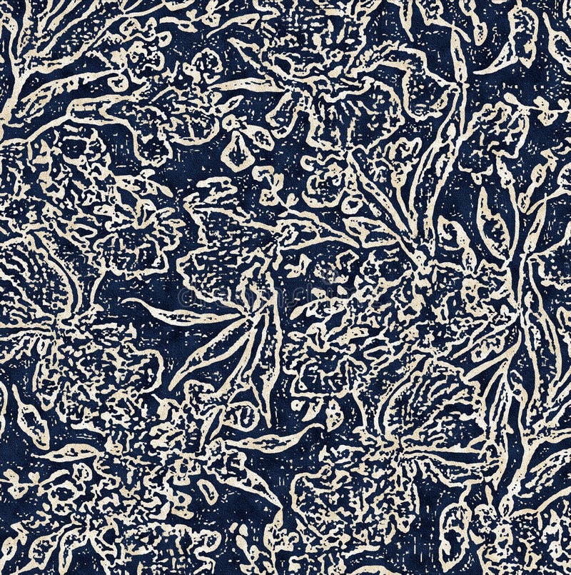 Floral Texture Modern Pattern Stock Illustration - Illustration of ...