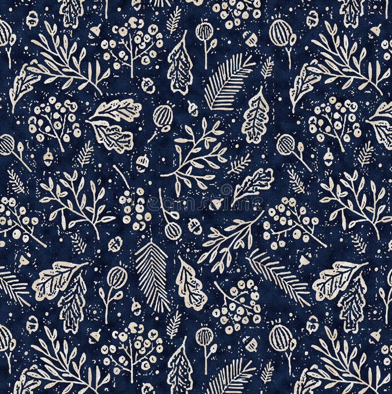 Floral Texture Modern Pattern Stock Illustration - Illustration of ...