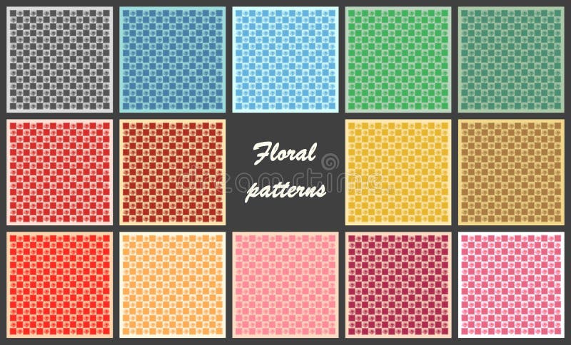 Floral Theme - Background with Flowers Stock Illustration ...