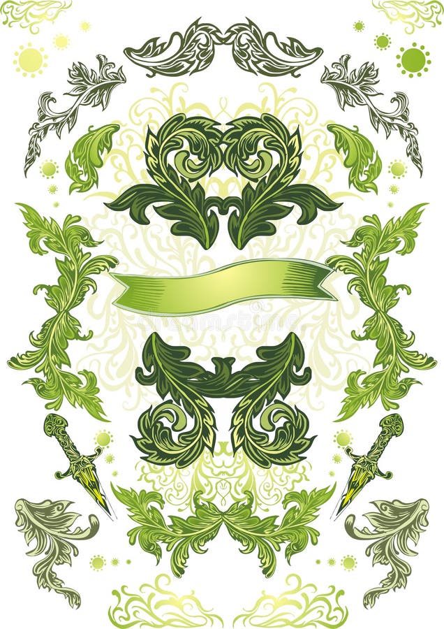 Floral themed banner stock vector. Illustration of blank - 8824109