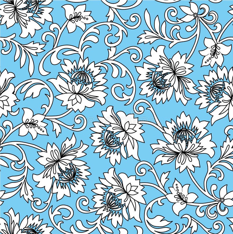 Floral vector background stock vector. Illustration of flower - 9258401