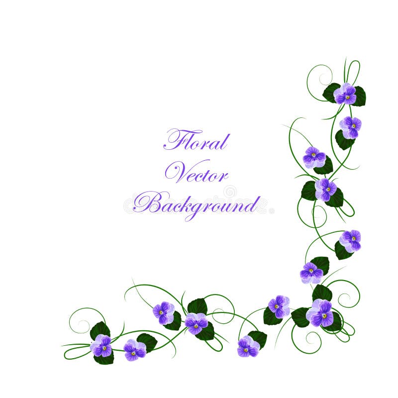 Floral vector background stock vector. Illustration of abstract - 67227405