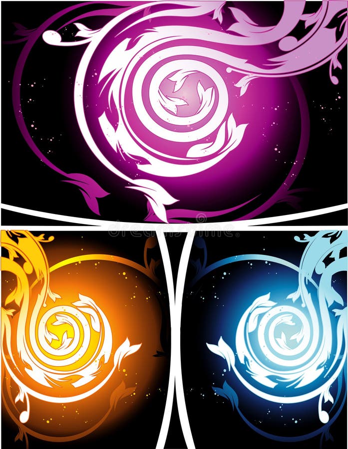 Floral vector composition stock vector. Illustration of branches - 4932929