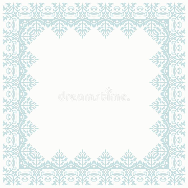 Floral Vector Fine Frame stock vector. Illustration of decorative ...