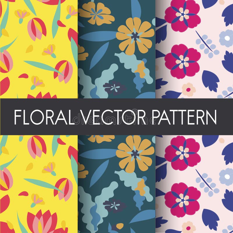 Floral Vector Pattern Design Illustration Stock Illustration ...