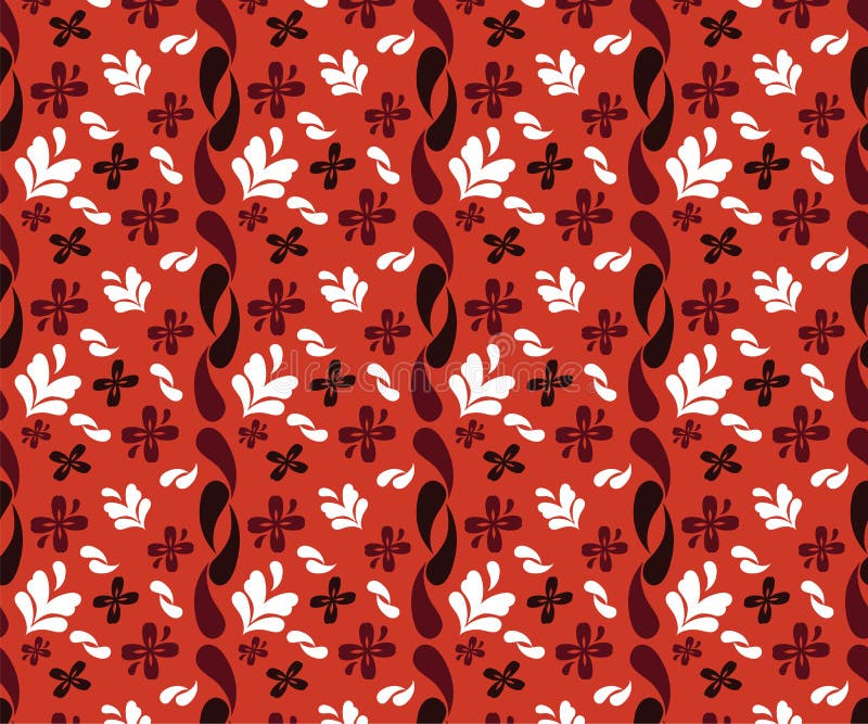 Floral Vector Repeat Pattern Stock Vector Illustration Of Textile