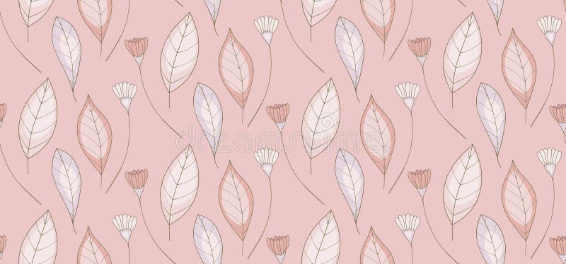 Floral Vertical Wallpaper, Seamless Floral Pattern. Stock Vector ...