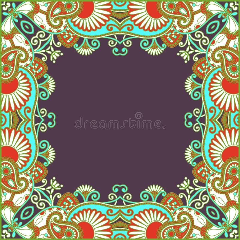 Floral vintage frame stock vector. Illustration of antique - 44959082