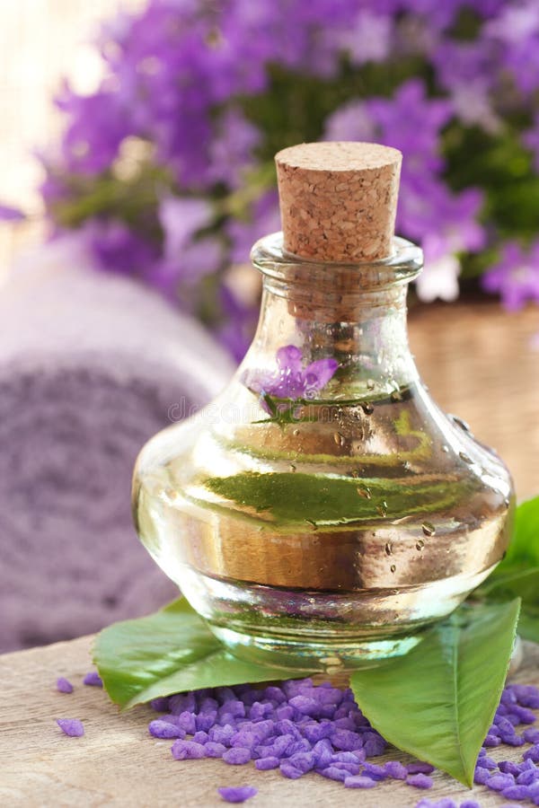 Floral water stock photo. Image of campanula, aroma, herb - 19385156
