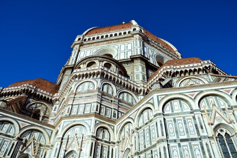 Florence Cathedral and the Tower Stock Image - Image of cupola, baroque ...
