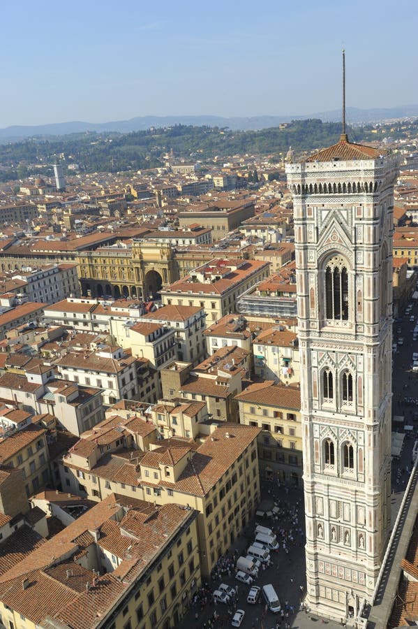 Florence, Giotto S Bell Tower Stock Photo - Image of giotto, church ...