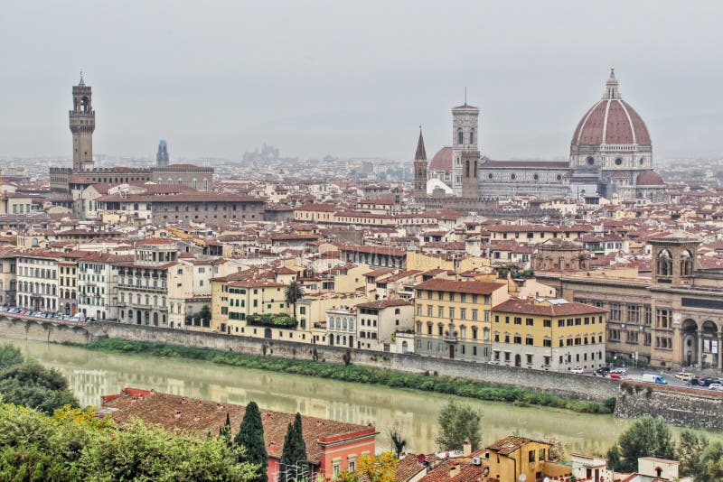 Florence, Italy stock photo. Image of landscape, overlooking - 123752812