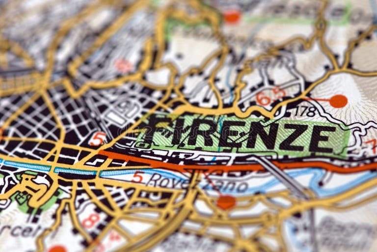 171 Florence Italy Map Tourist Stock Photos - Free & Royalty-Free Stock ...