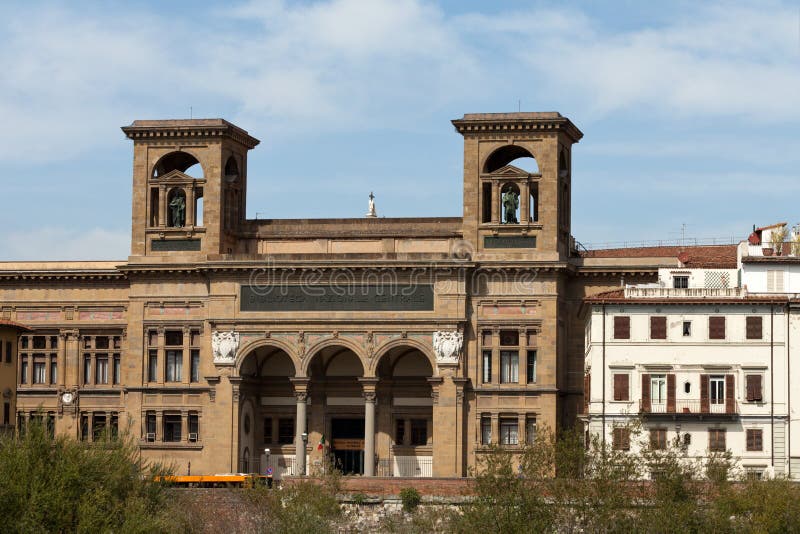 Florence - National Central Library Stock Image - Image of landmark ...