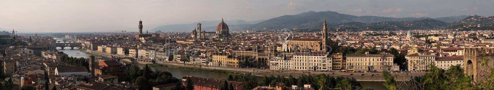 Florence panorama (Italy) stock image. Image of history - 1433249