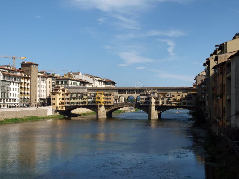 Florence - the Ponte Vecchio Stock Photo - Image of ponte, medieval ...