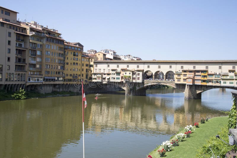 Florence - Ponte Vecchio stock photo. Image of cathedral - 91408090