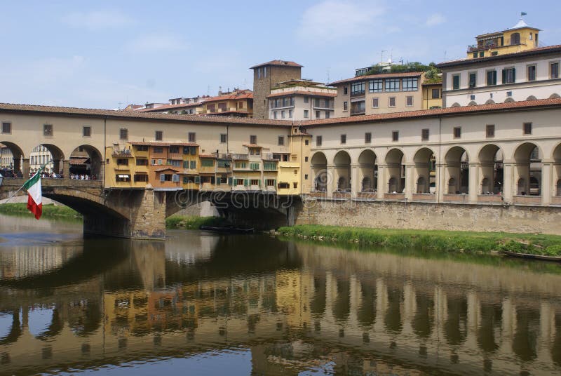 FIRENZE - Florence River Landscape Stock Image - Image of bridge ...