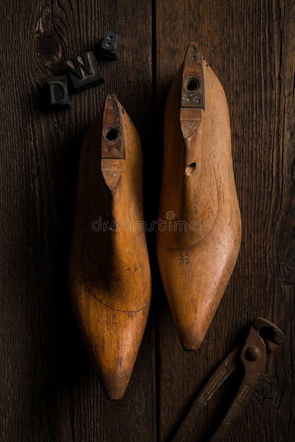 Florence - 04/03/2019: Shoes Shaping Model Stock Photo - Image of ...