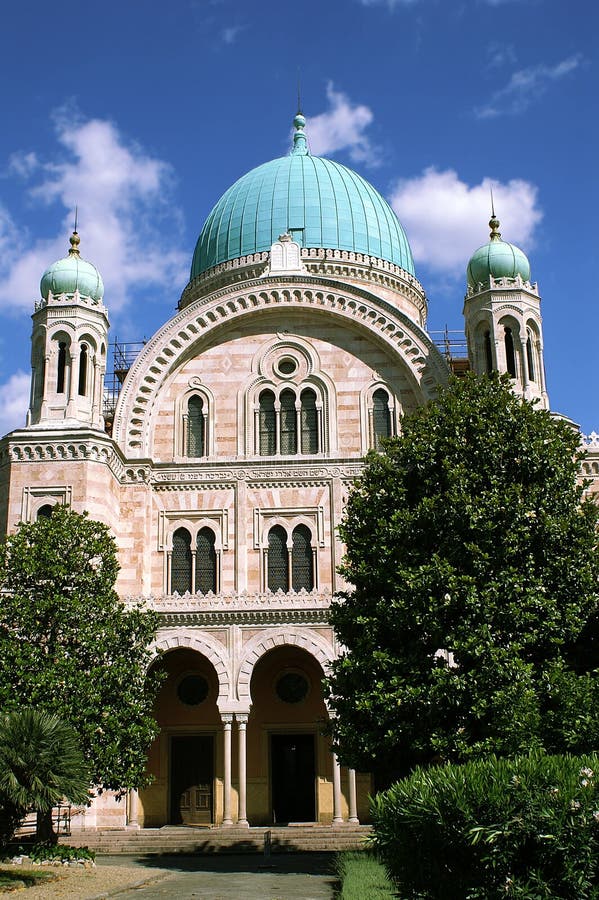 Synagogue in Florence stock photo. Image of architecture - 25711894