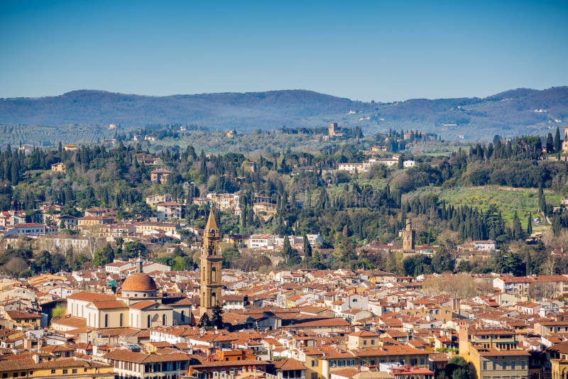Florence View from the Dome Stock Image - Image of italy, beautiful ...