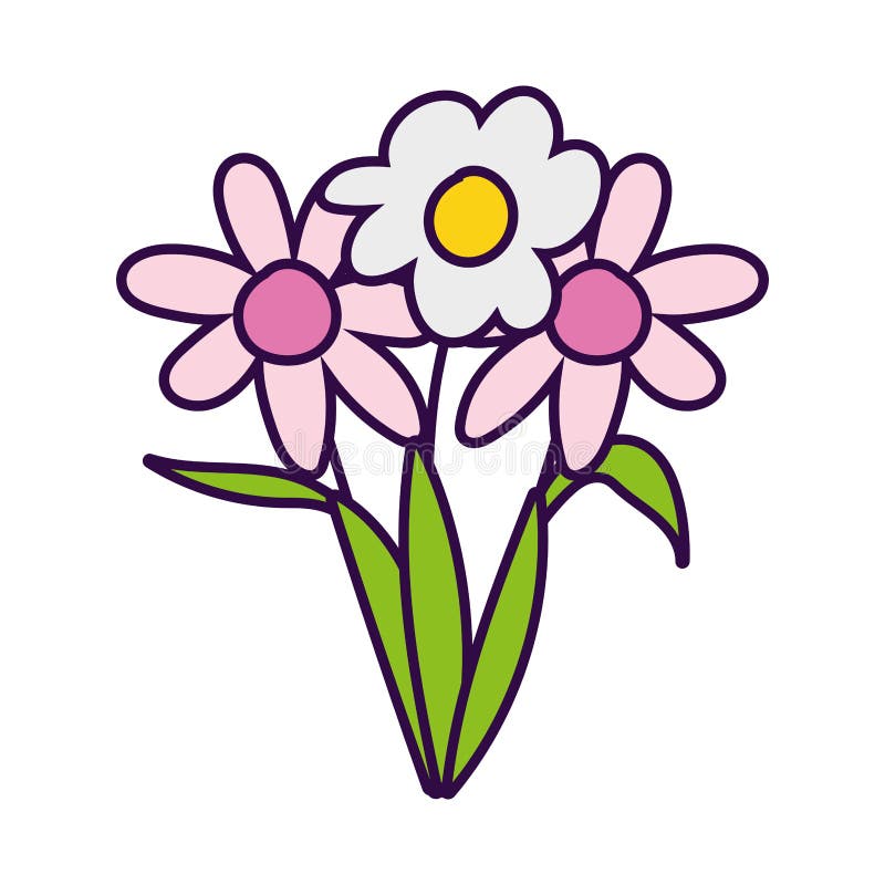 Flores De Caricatura De Granja Fondo Decorativo De Ramo Ilustración del ... Flores De Caricatura De Granja Fondo Decorativo De Ramo Ilustración del ...