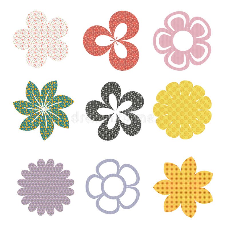 Flores del modelo stock de ilustración. Ilustración de flores - 27357717