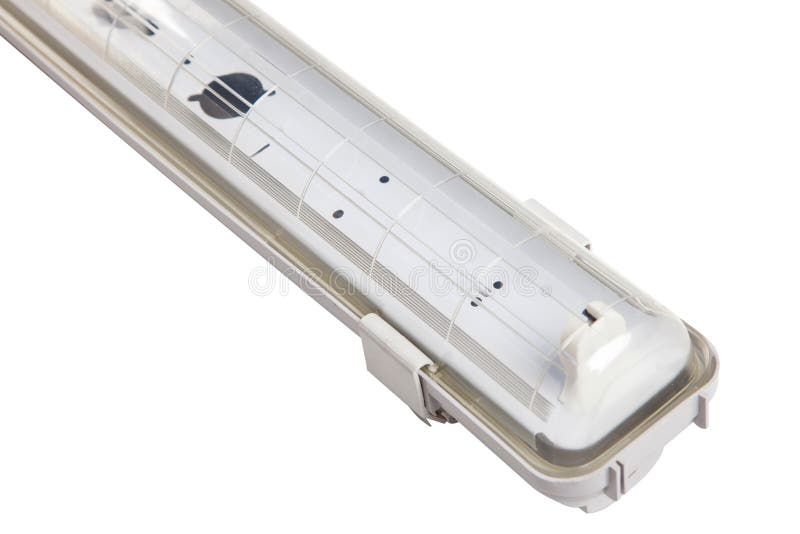 Florescent light case stock image. Image of fitting, tubular - 31985987
