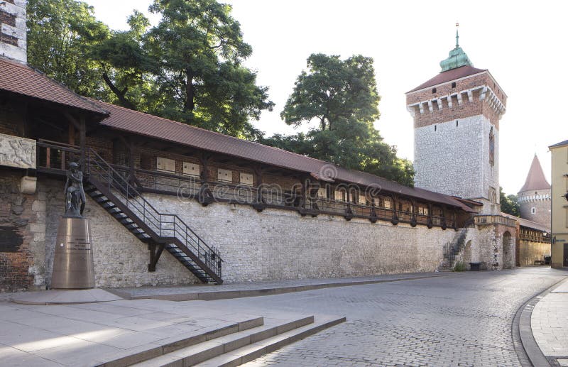 Florian Gate stock image. Image of building, attraction - 40191051