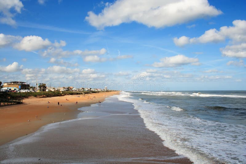 Florida beach stock image. Image of atlantic, scenery - 5996215