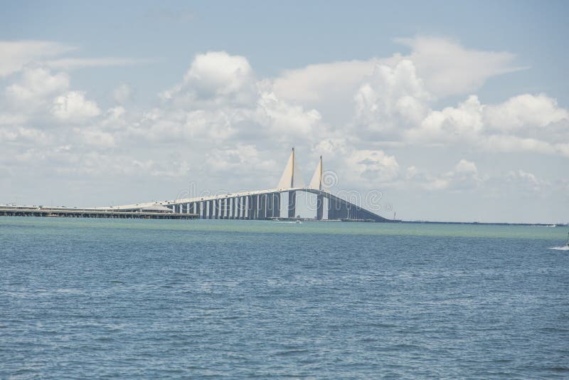Florida bridge stock photo. Image of clearwater, homes - 77329682