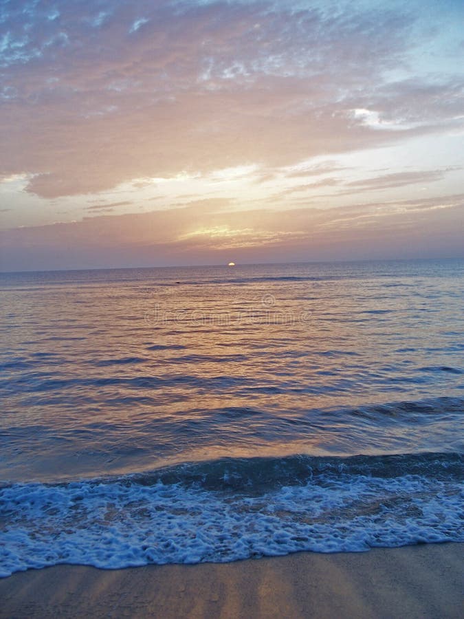 Florida East Coast Beach at Dawn 6 Stock Image - Image of florida ...