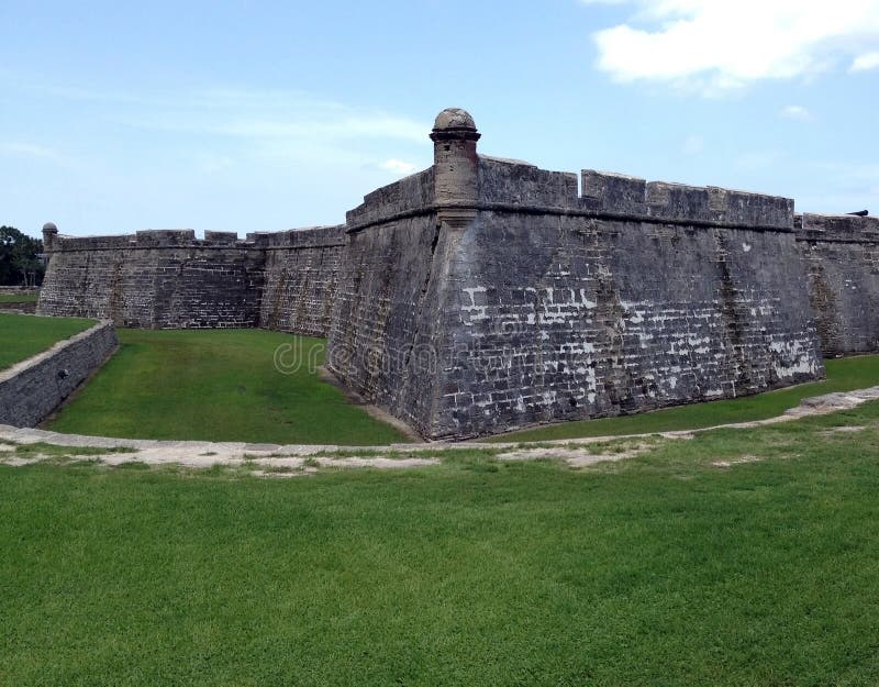 Florida Fort stock photo. Image of america, augustine - 57454152