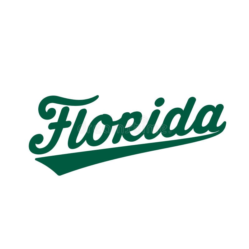 Florida Lettering Design. Florida, United States, Typography Design ...