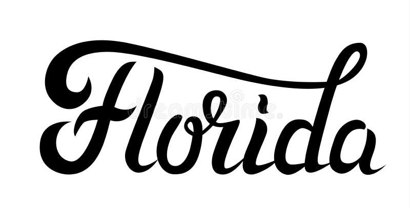 Florida wording theme stock vector. Illustration of banner - 48850014