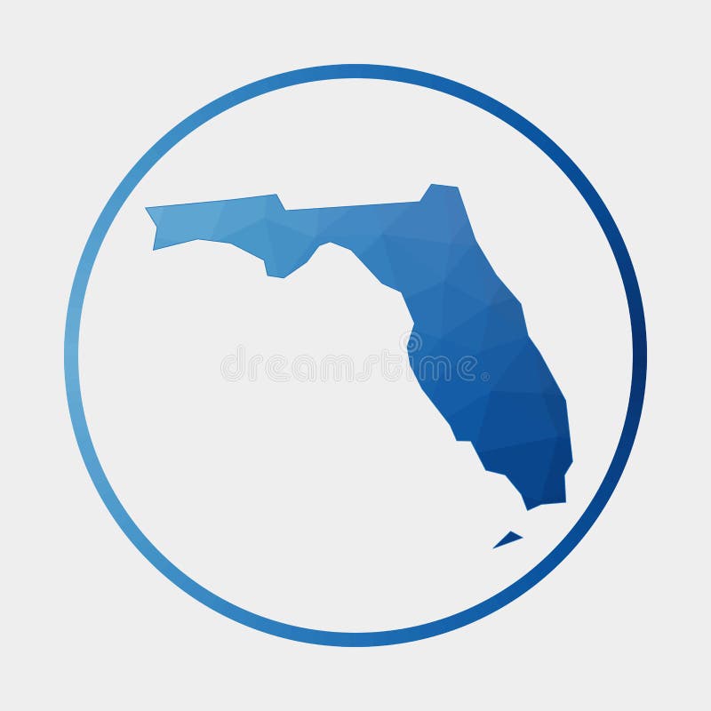 Florida Map Icon, Outline Style Stock Vector - Illustration of ...