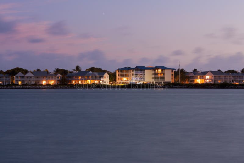 Florida Keys at sunset stock image. Image of explore - 75052207
