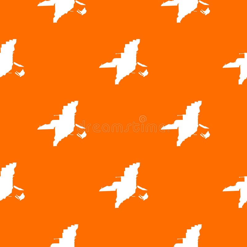 Florida Map Pattern Seamless Stock Vector - Illustration of floridan ...