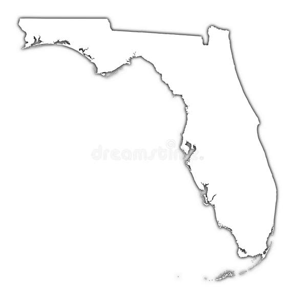 Florida State Outline Map Stock Illustrations – 3,625 Florida State ...