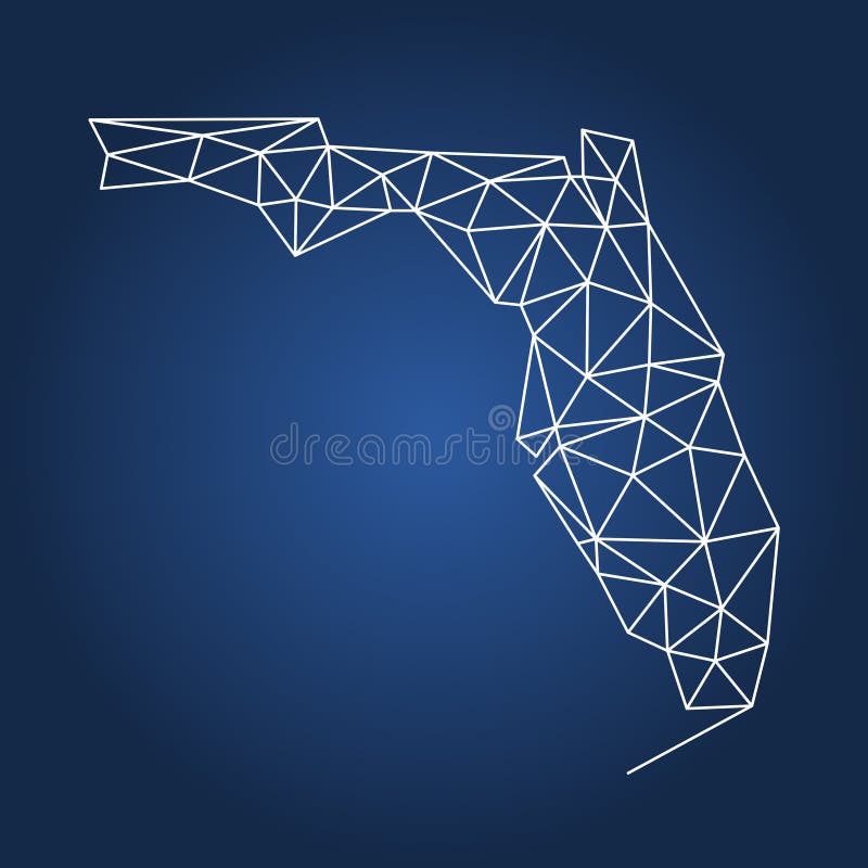 Florida state stock vector. Illustration of smooth, geography - 87134097